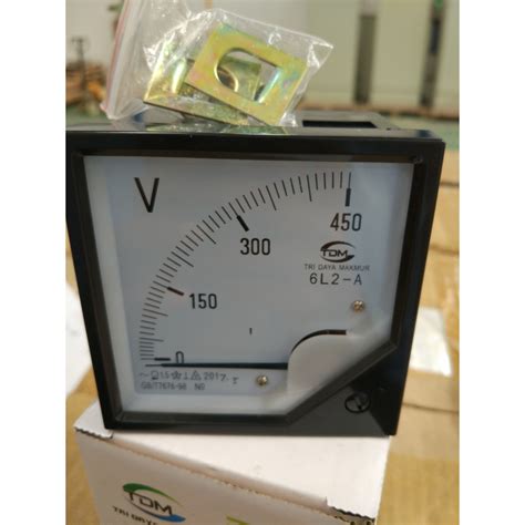 Jual Volt Meter Voltmeter Analog Jarum 450v Shopee Indonesia