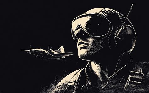 Download Ai Generated Aviator Pilot Royalty Free Stock Illustration