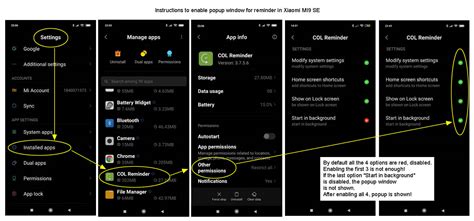 xiaomi miui no popup is shown colapps support center