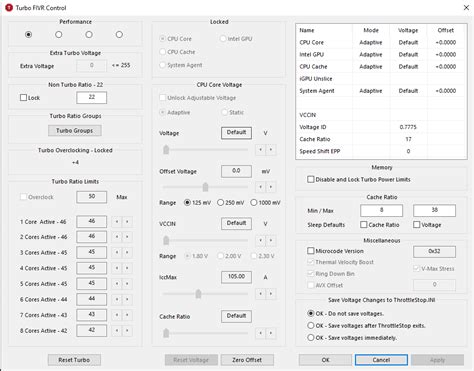 Unable To Adjust Cpu Voltage After Setting Bios To Default Settings