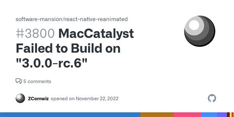 MacCatalyst Failed To Build On 3 0 0 Rc 6 Issue 3800 Software