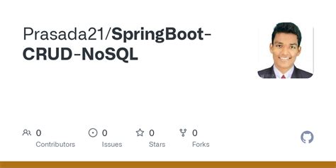 GitHub Prasada21 SpringBoot CRUD NoSQL