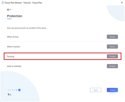 how to pause a focus plan focusme documentation