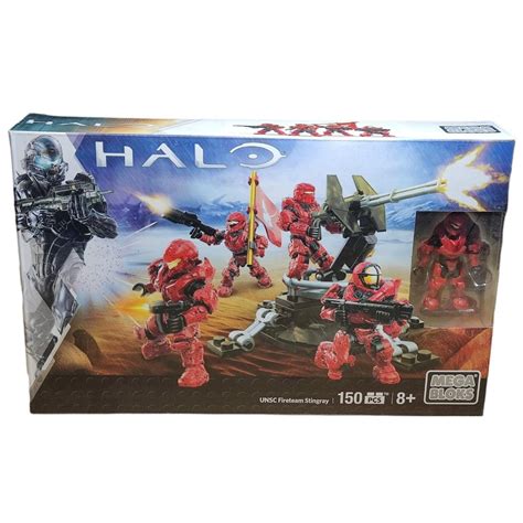 Mega Bloks Halo Unsc Fireteam Stingray Mattel Original Novo Shopee Brasil