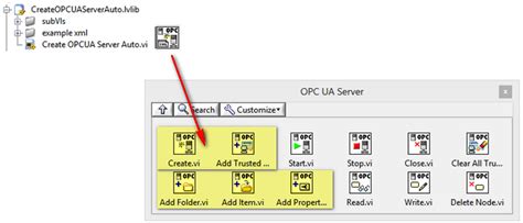 github nevstop lab labview opcua xml library use a xml configuration file to create the ni