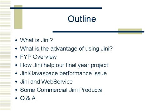 An Introduction Of Jini Technology How Can Jini