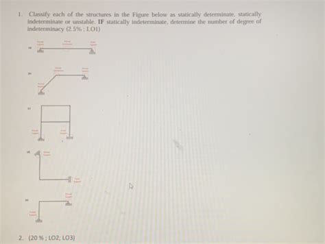 1 Classify Each Of The Structures In The Studyx