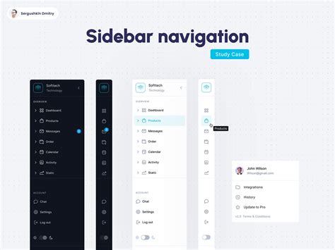 best ux practices for designing a sidebar by dmitry sergushkin ux