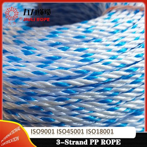 3 Strands Rope Polypropylene Rope Pp Rope Packaging Rope Tying Rope