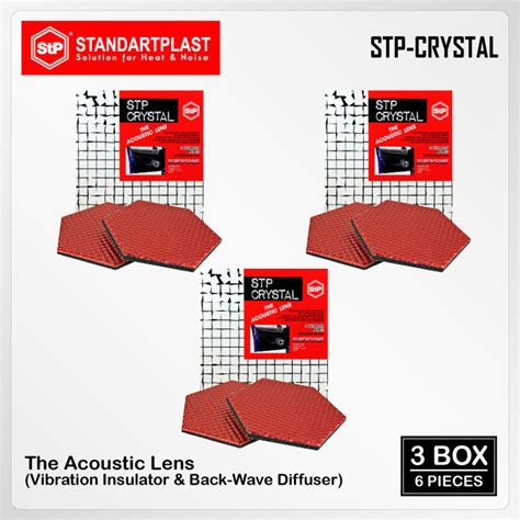 Stp Crystal Vibration Insulator And Back Wave Diffuser 3 Box Lazada