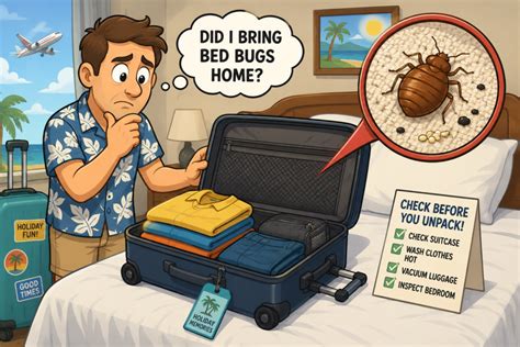 Can Bed Bugs Travel Home In Your Suitcase After A Holiday