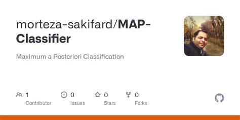 GitHub Morteza Sakifard MAP Classifier Maximum A Posteriori Classification