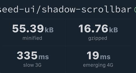 Devseed Uishadow Scrollbar Bundlephobia