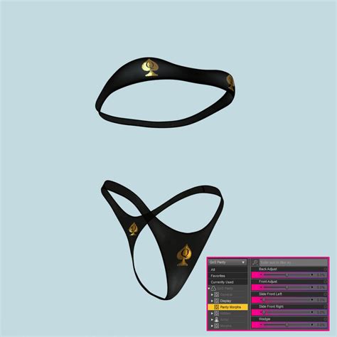 Queen Of Spades Underwear For Genesis 8 Female Free Daz 3d Models