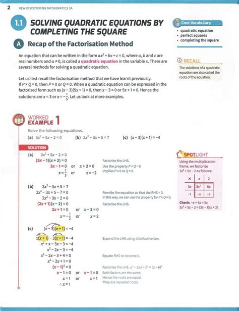 New Discovering Mathematics Pack Sec 3 Osb Education