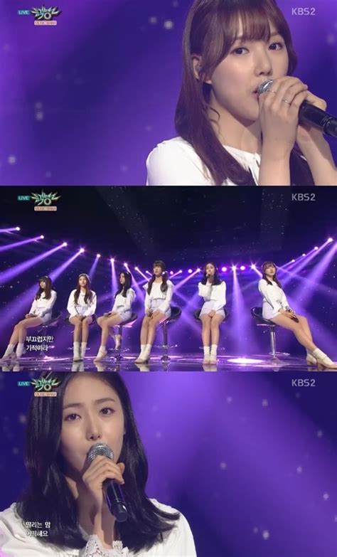 여자친구 시간을 달려서 청순 파워 컴백 뮤직뱅크