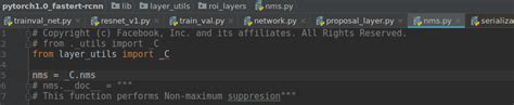 i can not find the nms function · issue 134 · ruotianluo pytorch faster rcnn · github