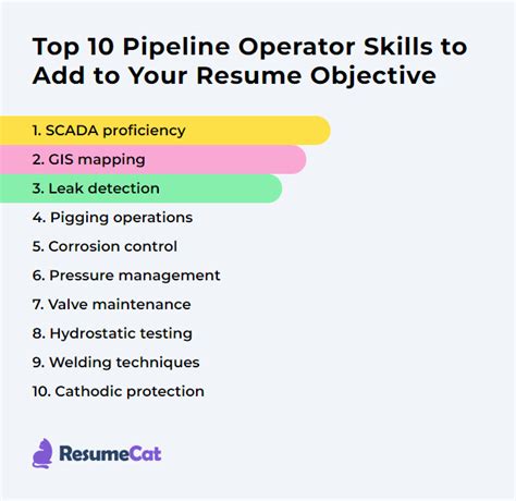 Top 17 Pipeline Operator Resume Objective Examples
