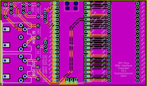 Raspberry Pi Pico Midi Proto Expander Simple Diy Electronic Music Projects