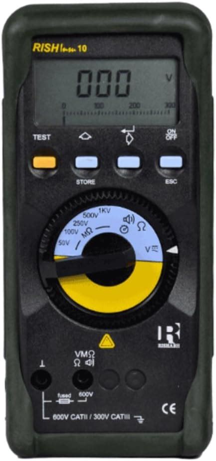 Rishabh Digital Multimeter Black Rish Multi 14s Home Improvement