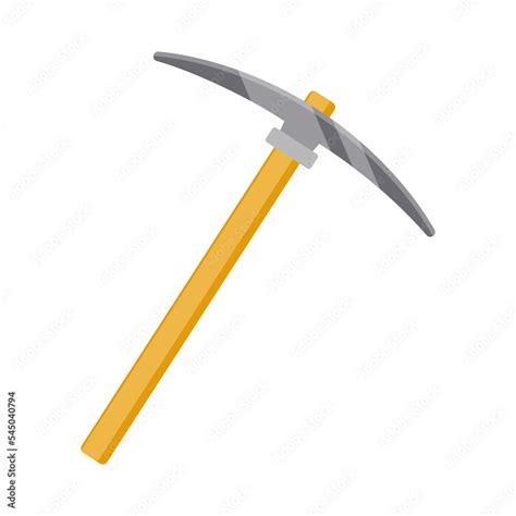 mining pickaxe vector illustration clipart wiith pickaxe and equipment