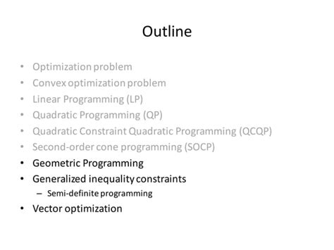 Convex Optimization Methods Pdf Physics Science