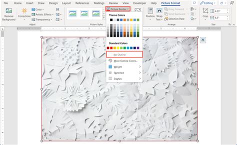 วิธีลบเส้นขอบใน Microsoft Word