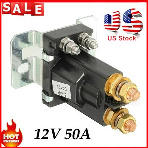 PIN V DC Dual Battery Isolator Relay Start Cut Off Power Switch Controller EUR