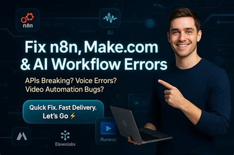 Fix Make Com Errors N8n Workflow Ai Video Content Automation Runway Elevenlabs By Godsonbots