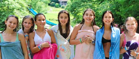 Summer Camp Swimming Fun Swim Lake Rockbrook Camp