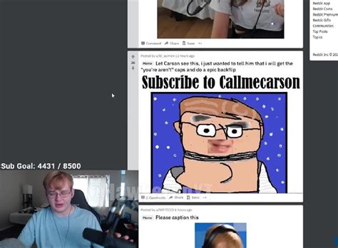 Omg I Was On Callmecarsons Stream Dreams Do Really Come True R Callmecarson