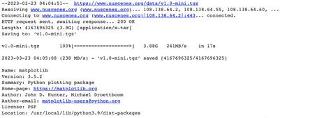 Renderpointcloudinimage Method Shows Matplotlib Error · Issue 861 · Nutonomynuscenes