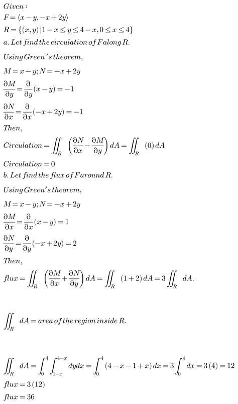 [solved] Use Greens Theorem To Evaluate The Following Line Integral Course Hero