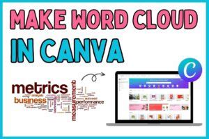 How To Make A Word Cloud In Canva My Method