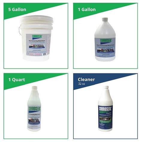 Corroseal 82320 Water Based Rust Converter Metal Primer Rust Converter Corroseal 82320 Water Based Rust Converter Metal Primer Rust Converter