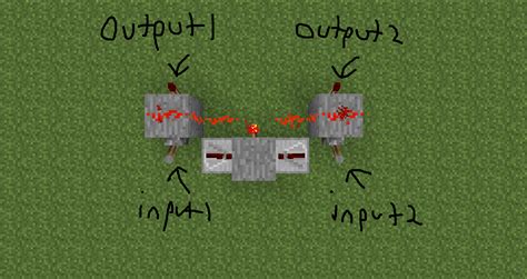 minecraft redstone compact xor gate micro usb k