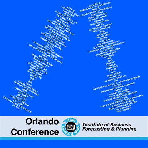 Conference Supplyplanning Demandplanning Institute Of Business Forecasting And Planning