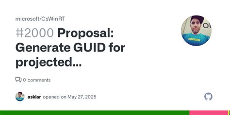 Proposal Generate Guid For Projected Runtimeclasses Via Attribute