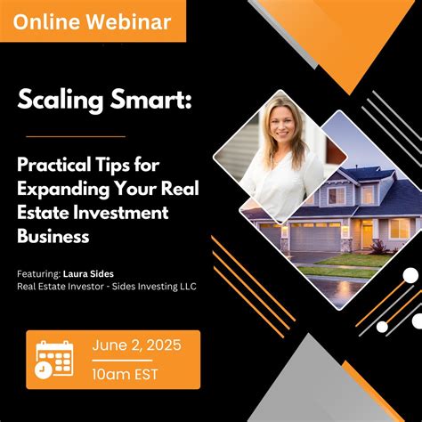 Our Next Webinar Scaling Smart Practical Tips For Expanding Your Real