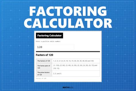 Factoring Calculator