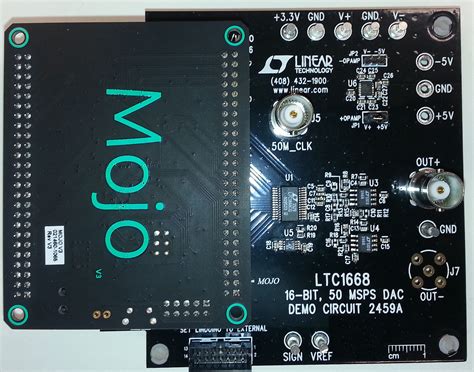 16 Bit Dac Demo Board Features 50 Mssec Converter