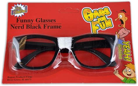 Red And Black Nerd Glasses