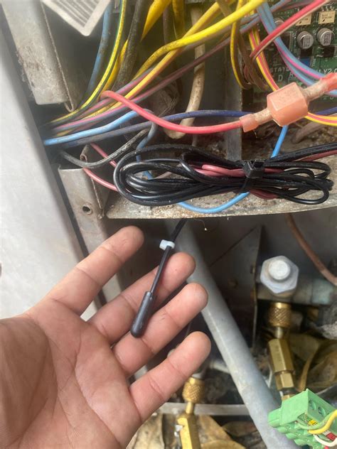 Came Out To Replace A Sensor On The Condenser Sensor Tempand Did So