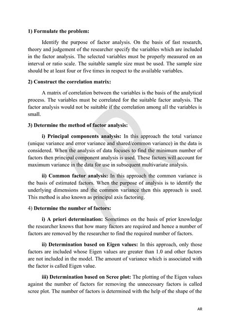 Factor Analysis Pdf