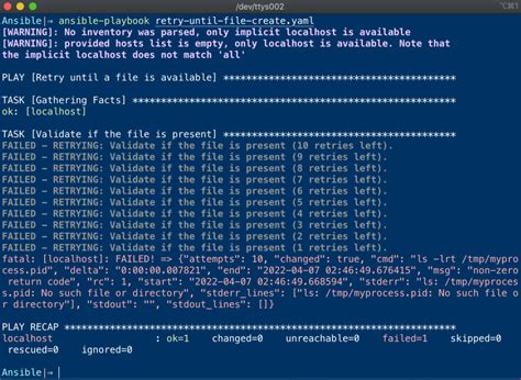 Ansible Retry Examples Retry A Task Until Condition Met DevopsJunction