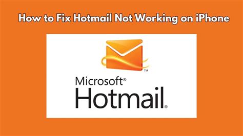 How To Fix Hotmail Not Working On Iphone Email Error On Iphone Izoate