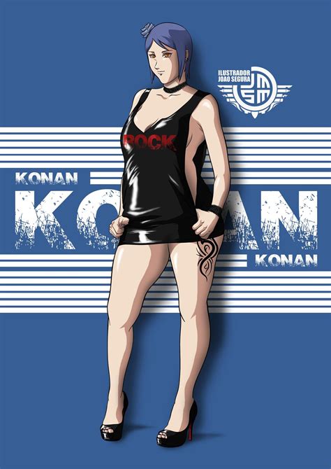 Konan Sexy Rock By Ilustradorjoaosegura On Deviantart Konan Anime Haircut Sexy