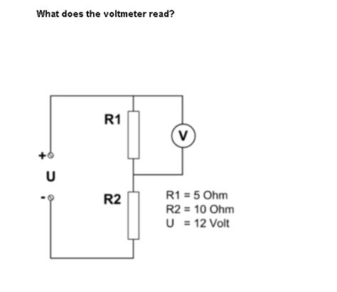 Solved What Does The Voltmeter Read Chegg Com