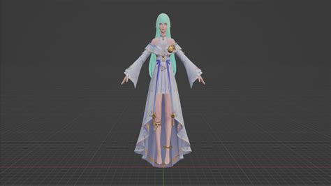 3d Model Cronus Female Vr Ar Low Poly Cgtrader