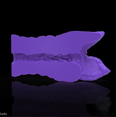 New Bad Dragon Ledo Masturbator Fantasy Silicone Sex Toy Uv Reactive Ebay